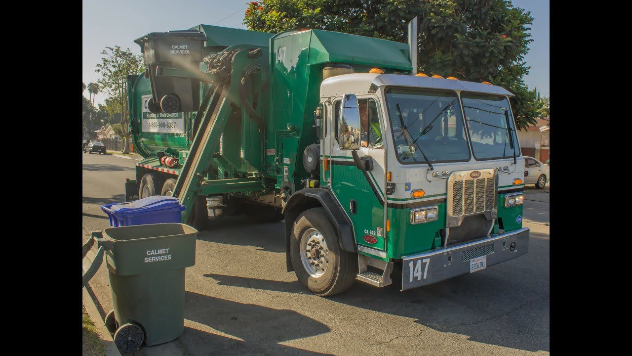 Calmet Services 2016 Peterbilt 320 Amrep HX-450 N3 ASL CNG 147 on Trash ...