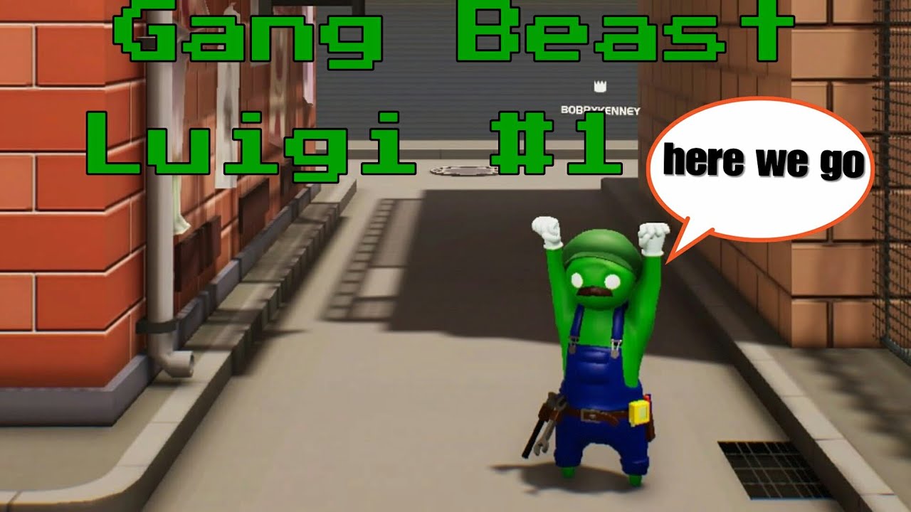 Gang Beast Luigi #1 - YouTube