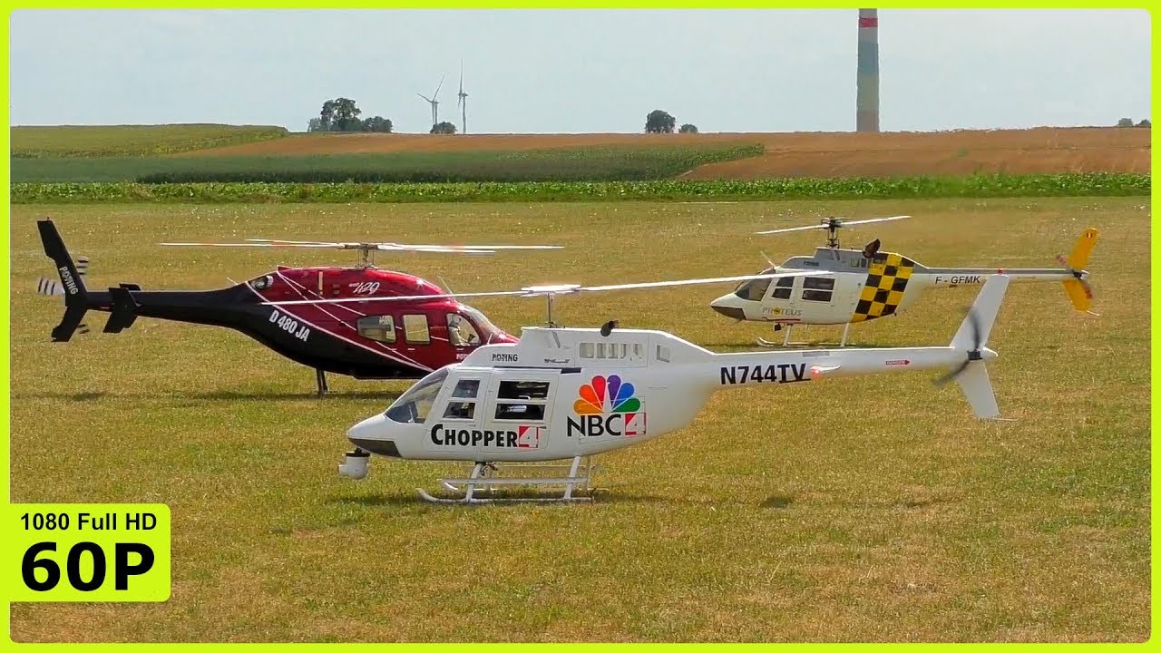 THREE BIG XXL RC TURBINE HELICOPTER FLYING TOGETHER - YouTube
