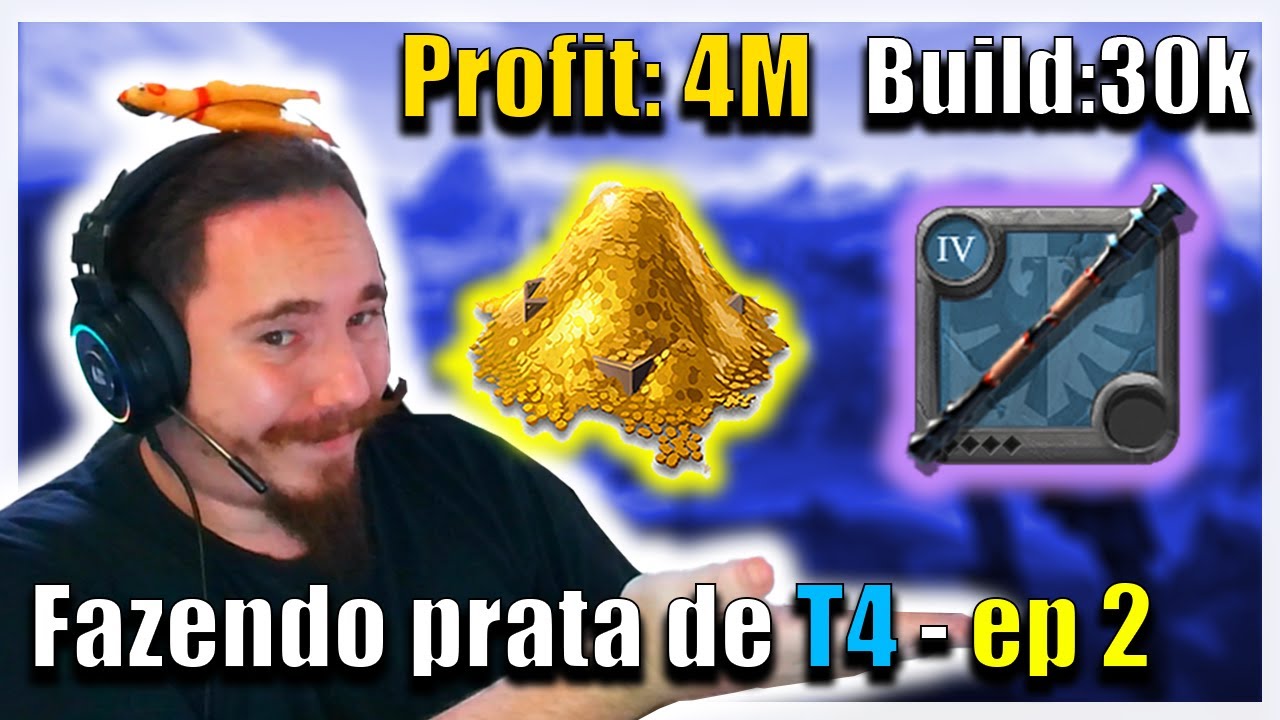 Fazendo prata de T4 : " Time contra t4 ? " - ALBION ONLINE - Episódio 2 ...