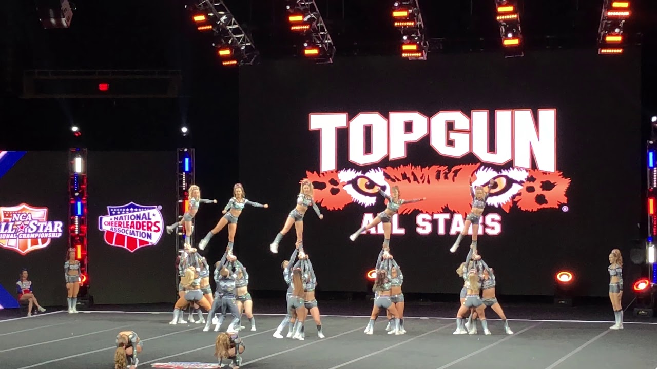 Top Gun Angels NCA Dallas Day 2 cheerleading comp Jack Kidney - 3/3/19 ...