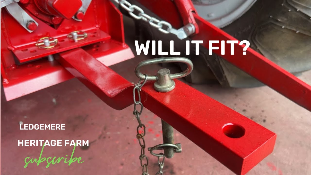 Installing A Swinging Drawbar on A Ford NAA Jubilee - YouTube