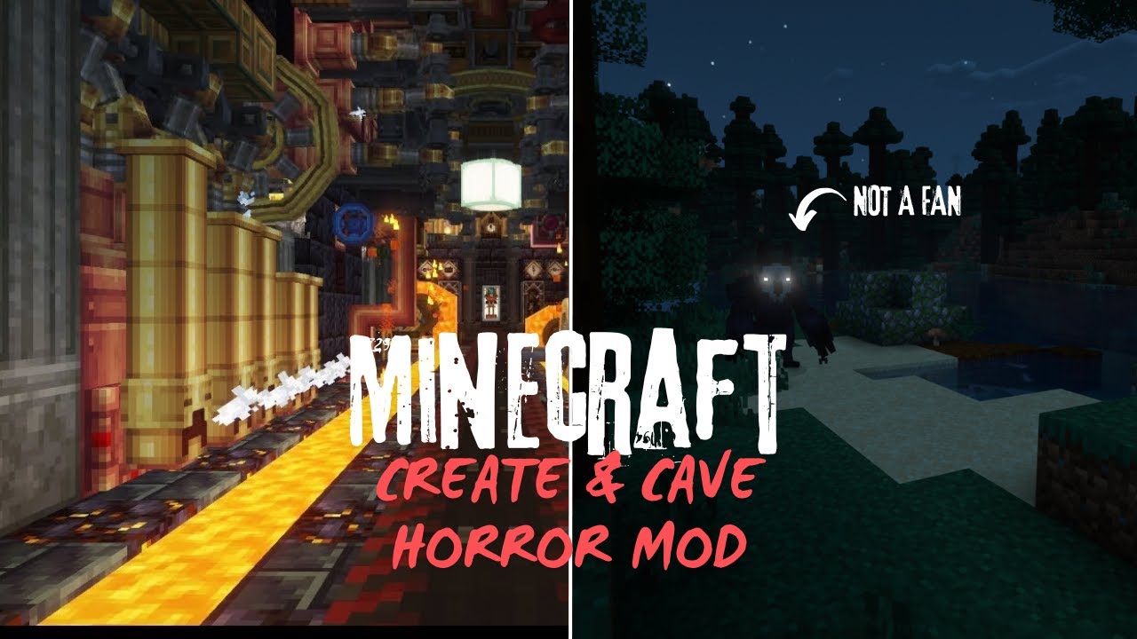 Not A Fan!...Minecraft Create&Horror mod part 4 - YouTube