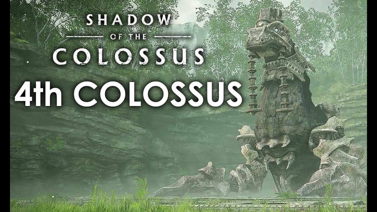 Shadow of the Colossus - 4th Colossus PS4 Pro - YouTube