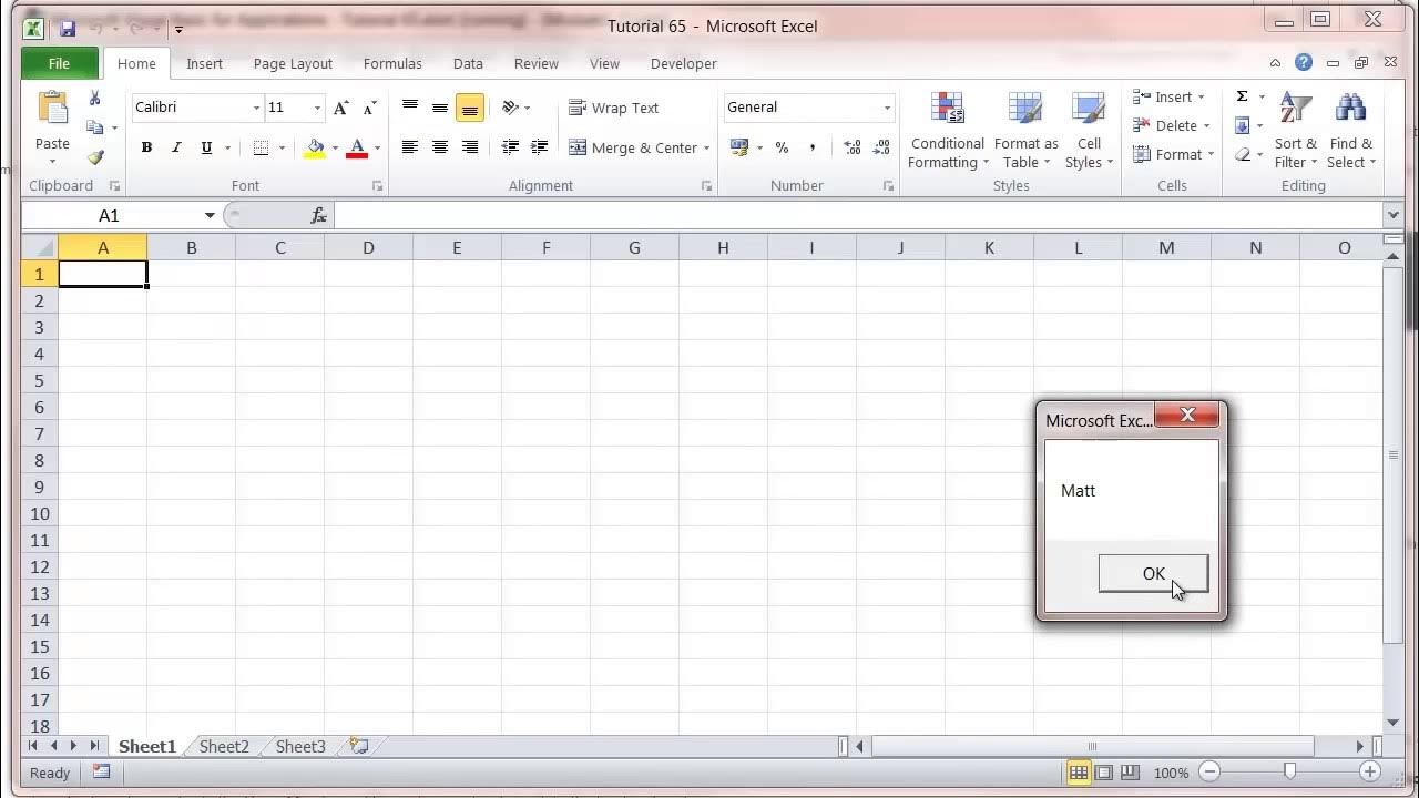 Excel 2010 VBA Tutorial 66 Class Modules Get and Let Methods - YouTube