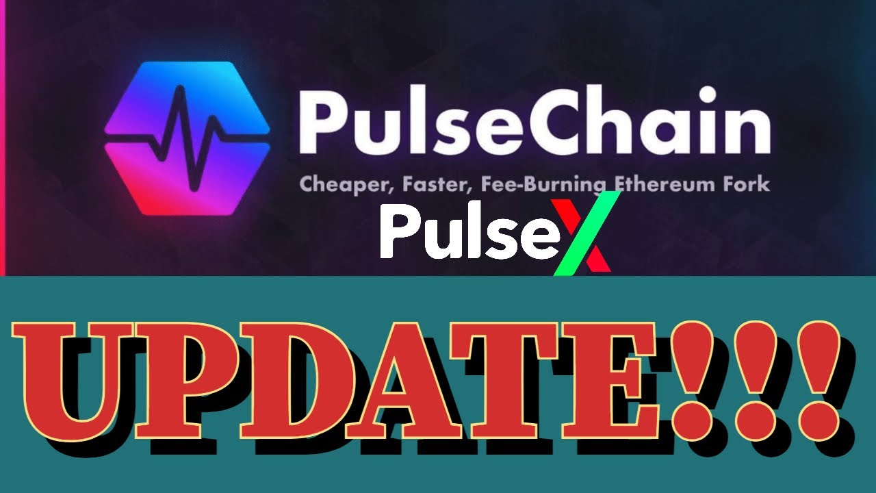 Pulsechain & Pulse X Update NEW! [Re-uploaded] - YouTube