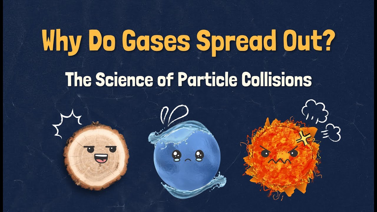 Why Do Gases Spread Out? The Science of Particle Collisions - YouTube