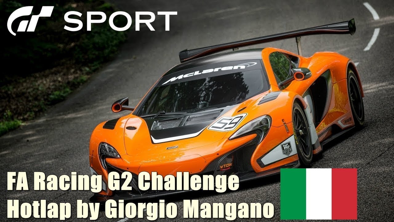 GT Sport | FA Racing G2 Challenge Test 5 Hotlap by JIM_Giorgio57 - YouTube