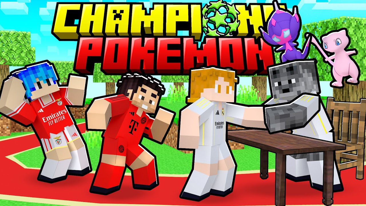 SUA ÚLTIMA CHANCE DE JOGAR A POKEMON CHAMPIONS NO MINECRAFT - YouTube