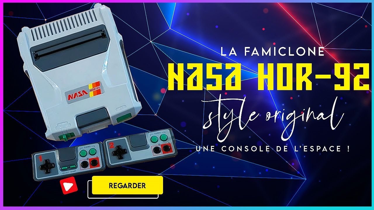 La Famiclone Nasa HOR-92 une console au look atypique - YouTube