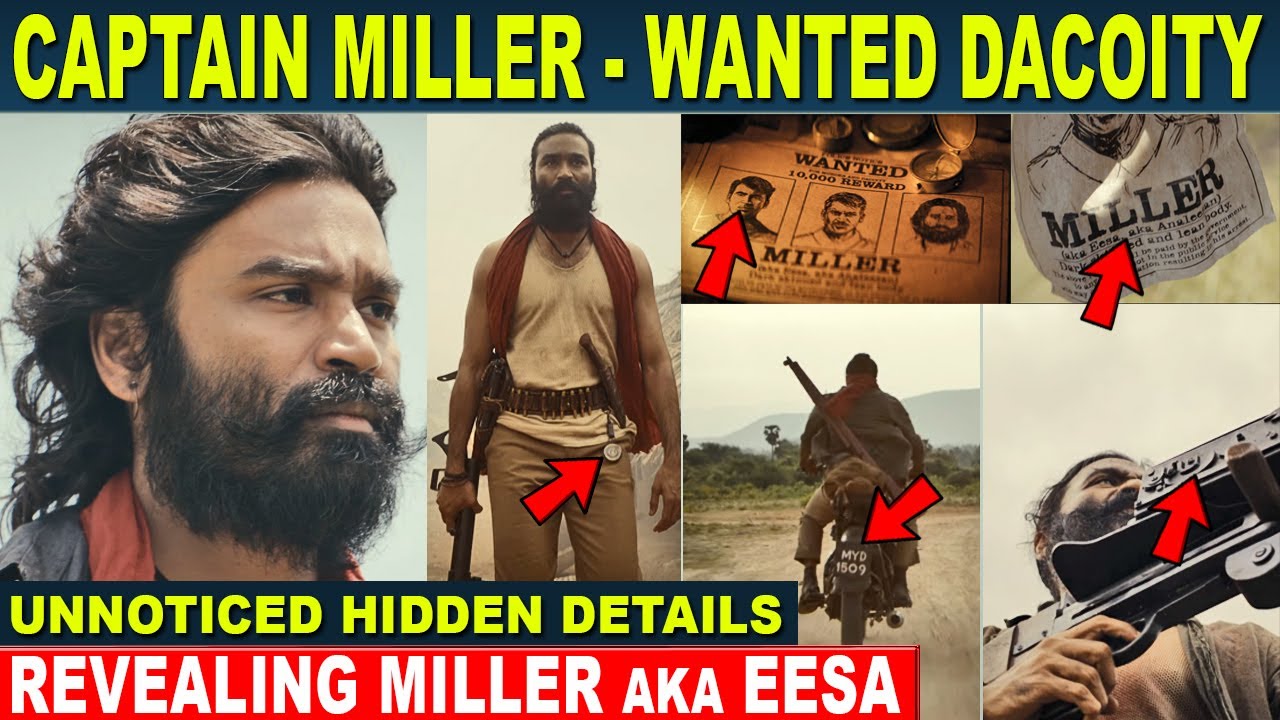 CAPTAIN MILLER Teaser - Reaction And Unnoticed Hidden Details | HBD ...