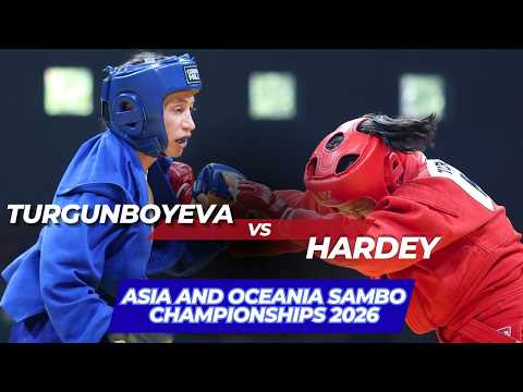 TURGUNBOYEVA (KAZ) vs HARDEY (AUS) - Asia and Oceania SAMBO Championships 2026