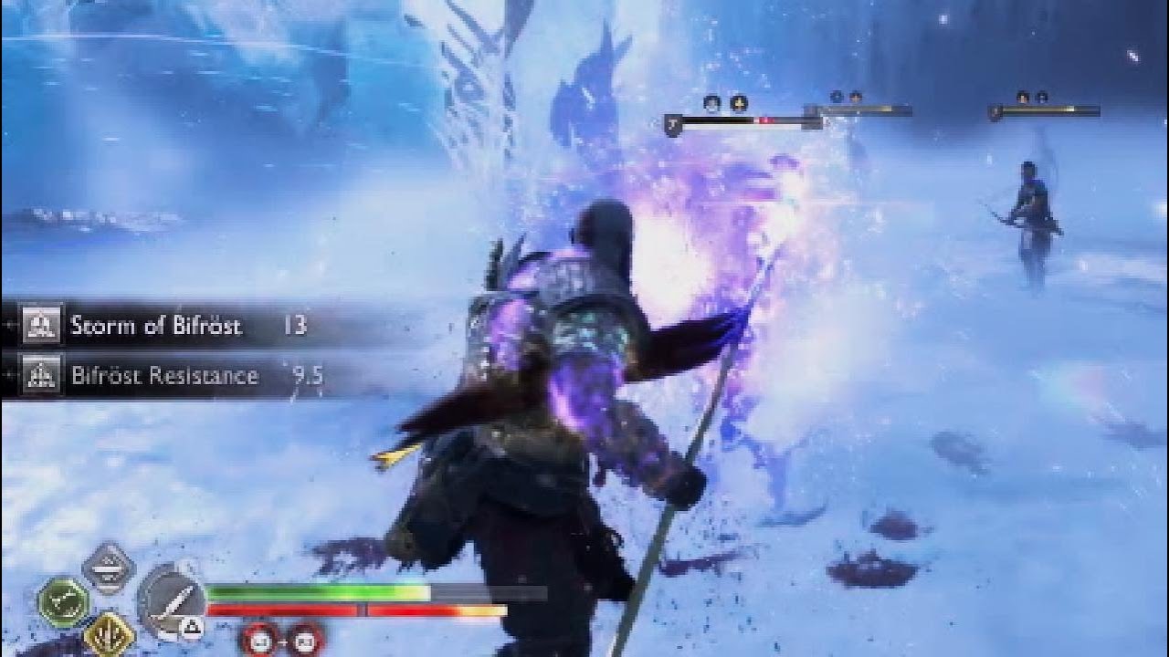 God of War Ragnarok Seal of Runic Storm Jewel Demonstration Storm of ...