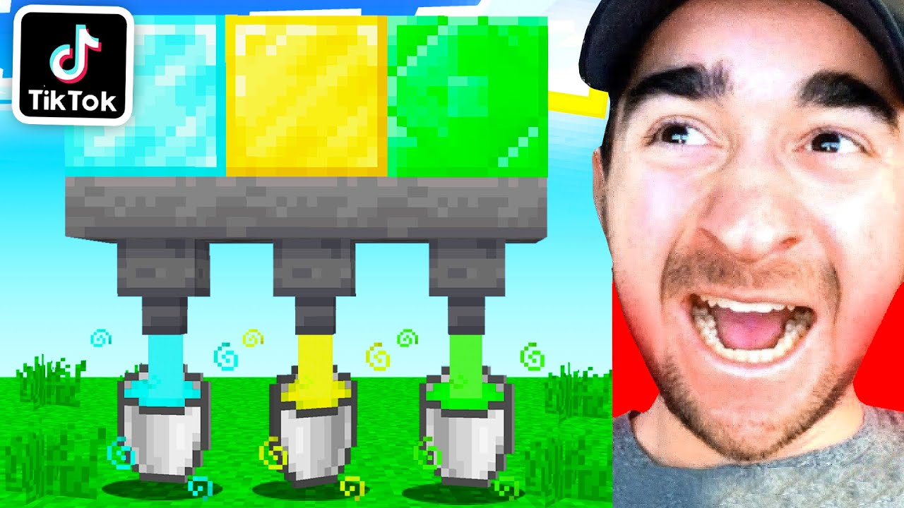 Testing Viral Minecraft Hacks That Are 100% Real - YouTube