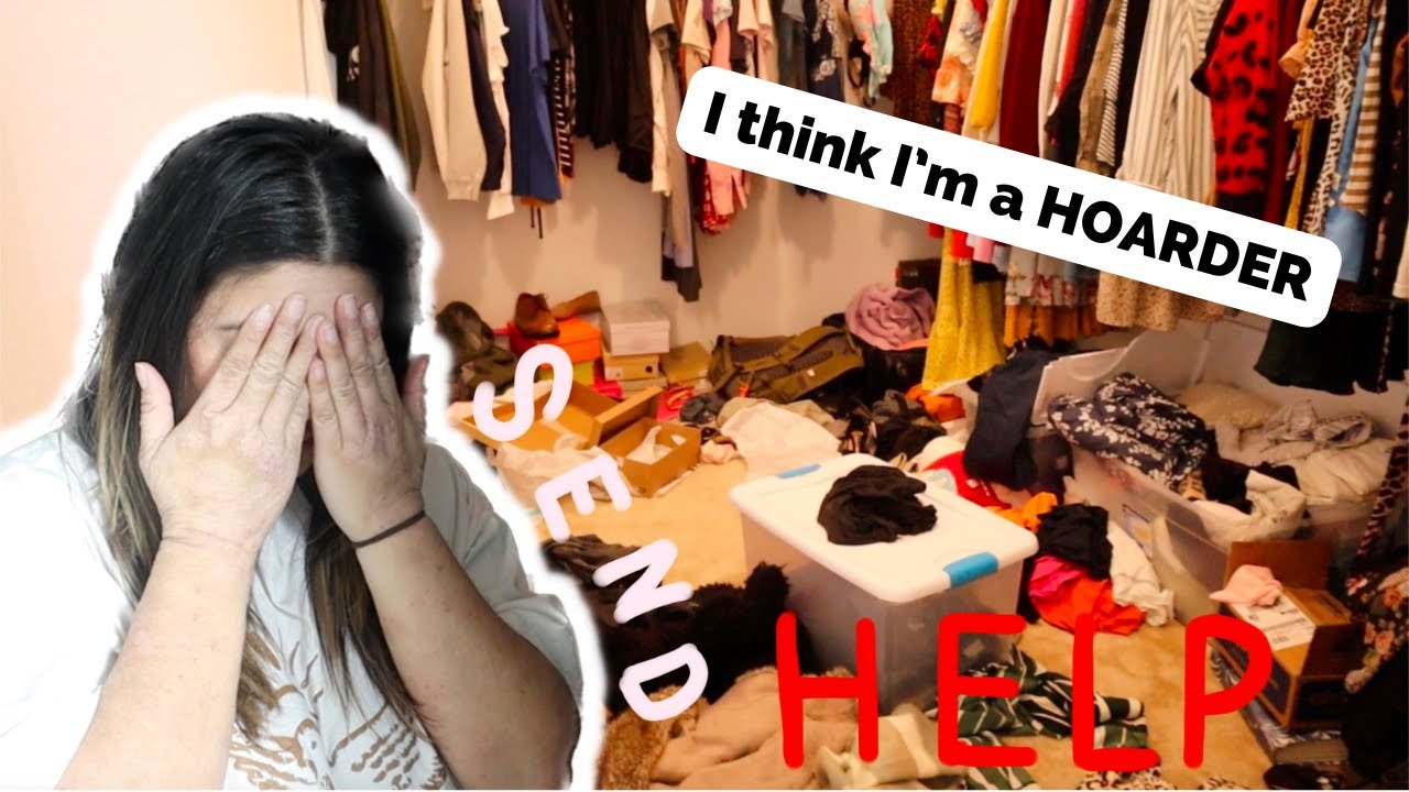 I May Be A Hoarder... Decluttering My Closet - YouTube