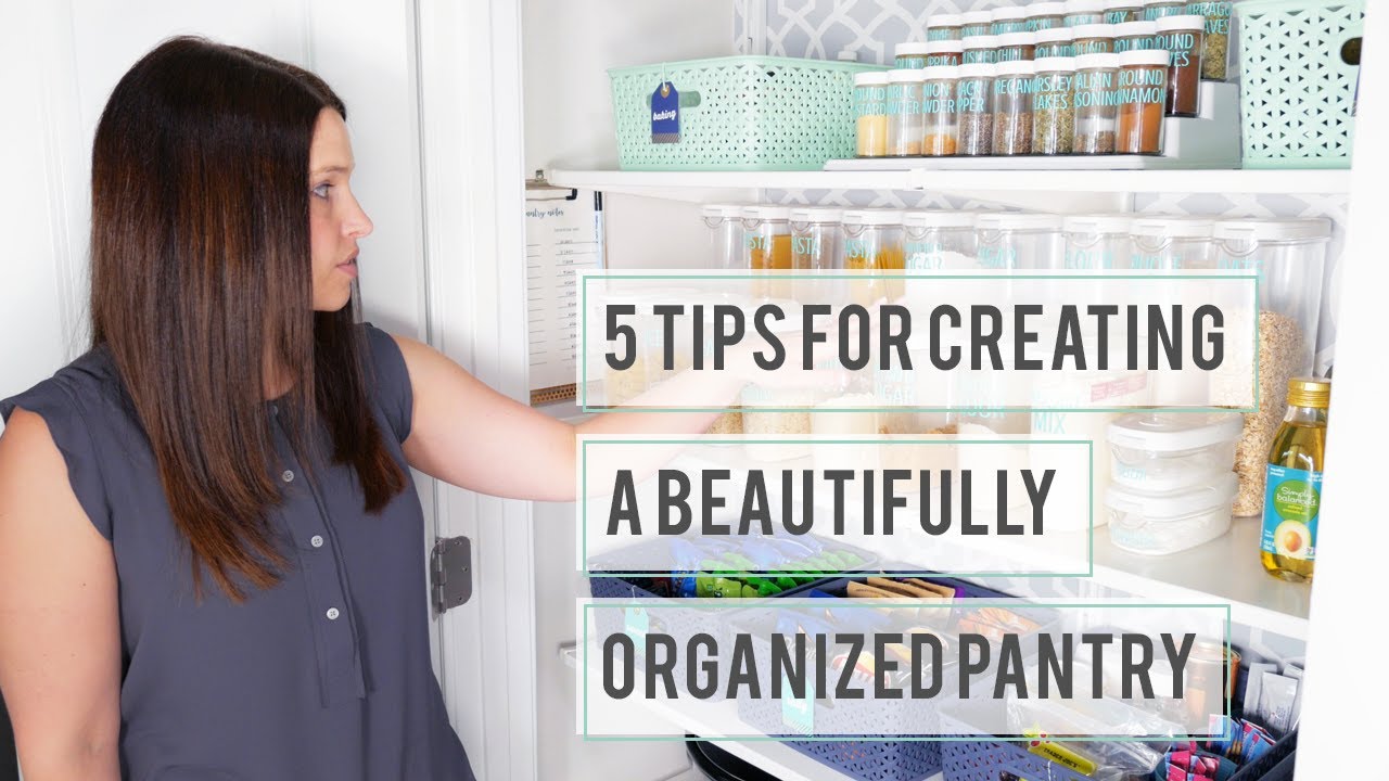 5 Tips for Creating a Beautifully Organized Pantry - YouTube