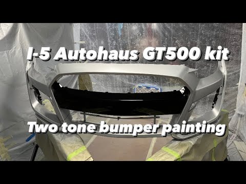 I-5 Autohaus GT500 Front bumper two tone painting - YouTube