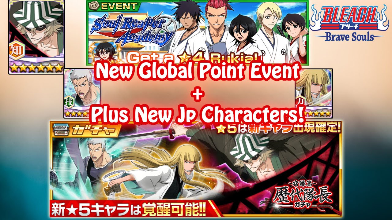Bleach Brave Souls - New Soul Reaper Point Event + Kisuke, Shinji, And Bankai Kensei Introduced ...