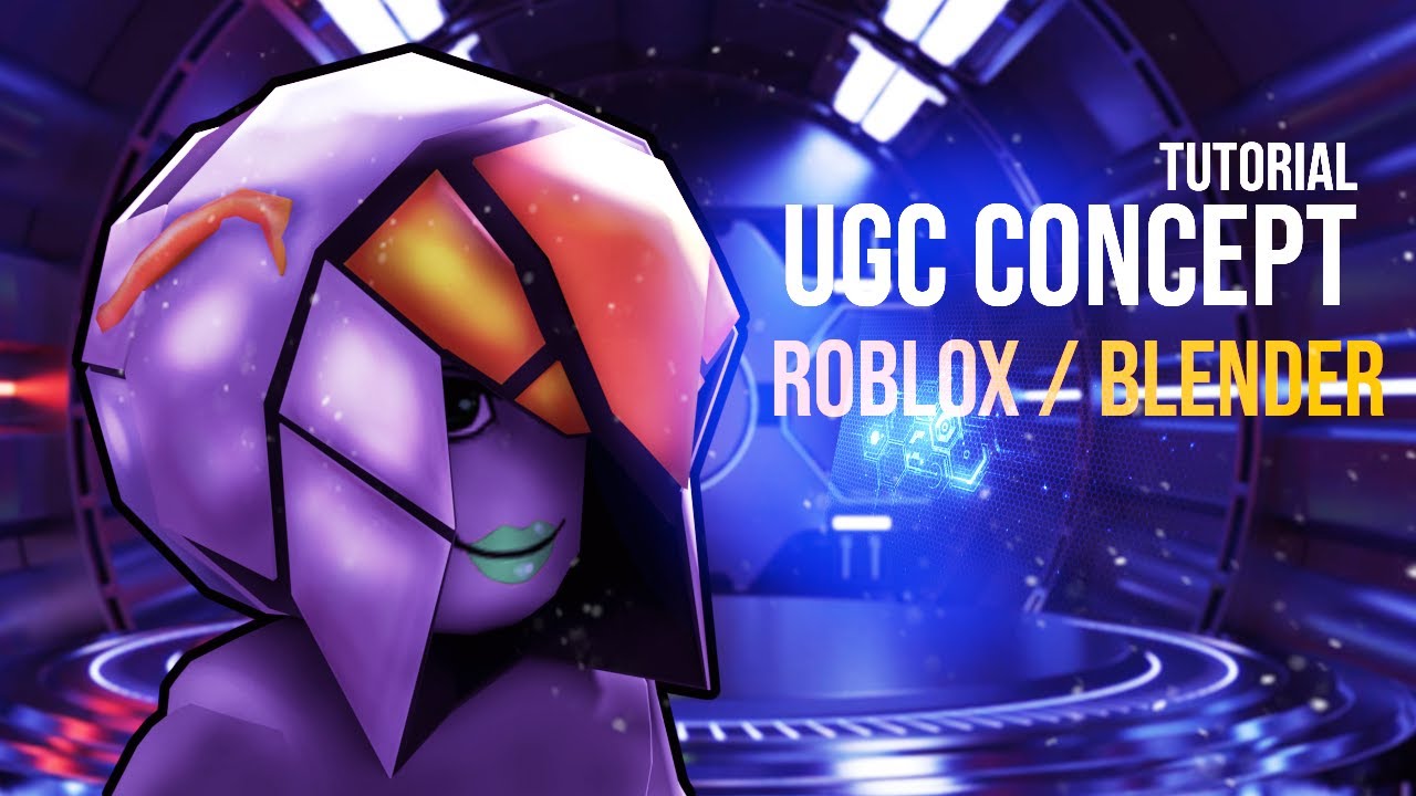 HELMET TUTORIAL ROBLOX UGC casco en BLENDER, #UGCCONCEPT #robloxUGC ...