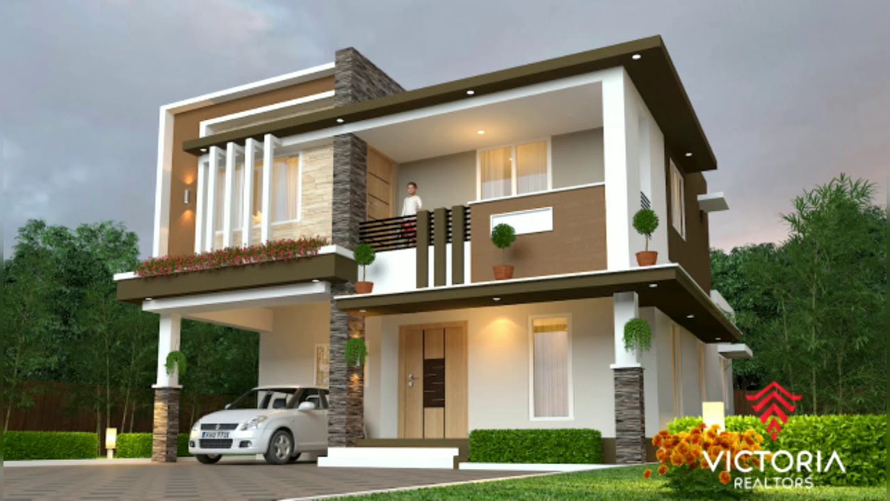 Two storey house elevation designs - YouTube