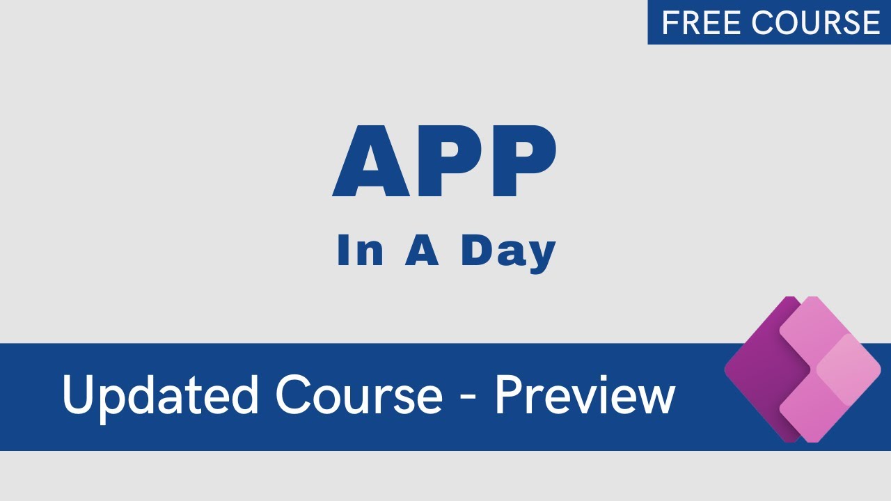 App In A Day [Course Preview] - YouTube
