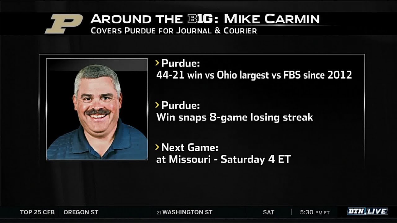 Mike Carmin Talks Purdue Football - YouTube