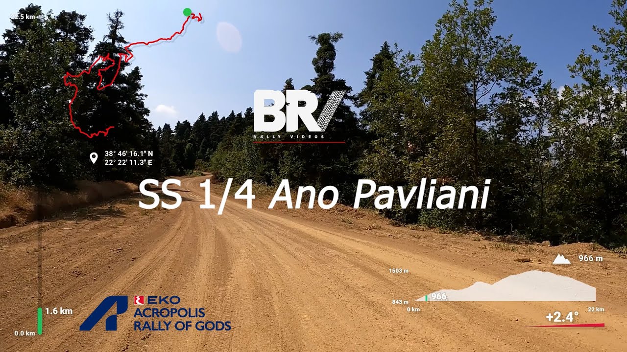 Acropolis Rally stages 2024 - ANO PAVLIANI - YouTube