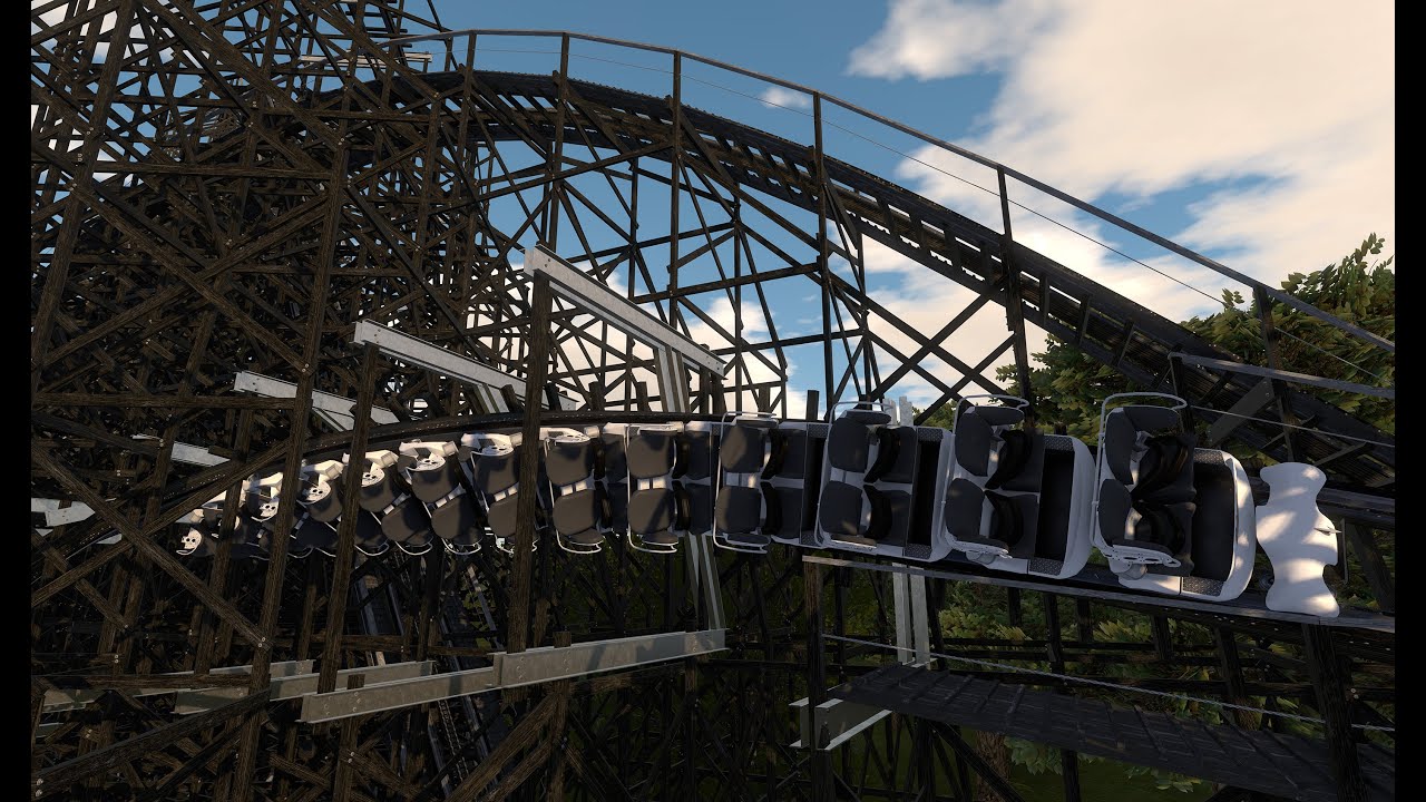WRAITH | Inverting Wooden Gravity Group Coaster | NoLimits 2 Pro | 4K ...