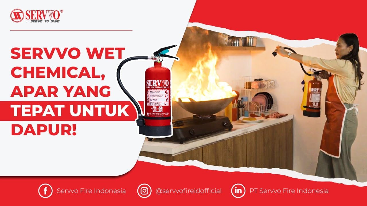 SERVVO WET CHEMICAL APAR YANG TEPAT UNTUK PROTEKSI DAPUR ANDA! - YouTube