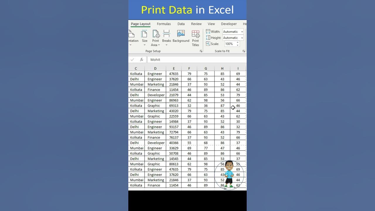 Excel Job Interview Questions Print Scale in Excel #excel #exceltips #shorts #msexcelfullcourse ...