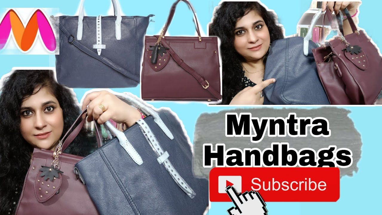 🌼Best🌼 Affordable Myntra Handbags Haul 2021| Handbag Collection - YouTube