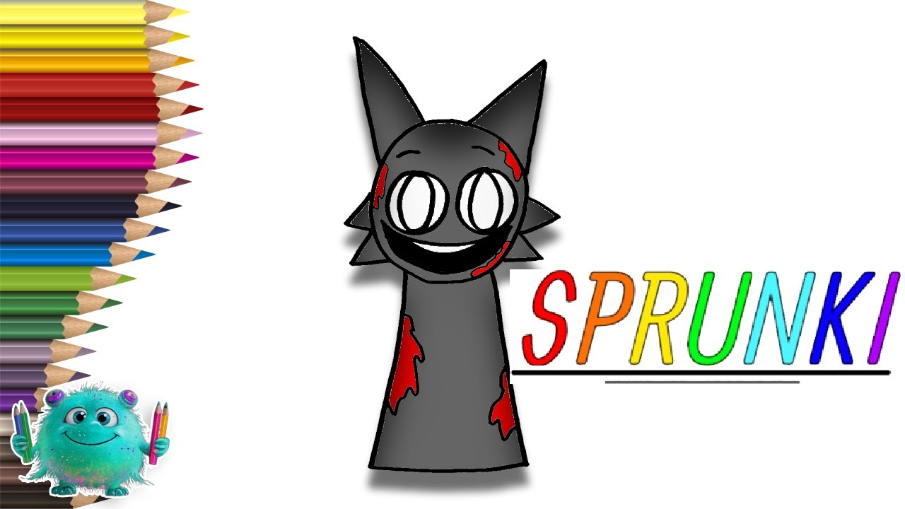 How to Draw Sprunki Wenda Horror Mode! 🐾🔪 - YouTube