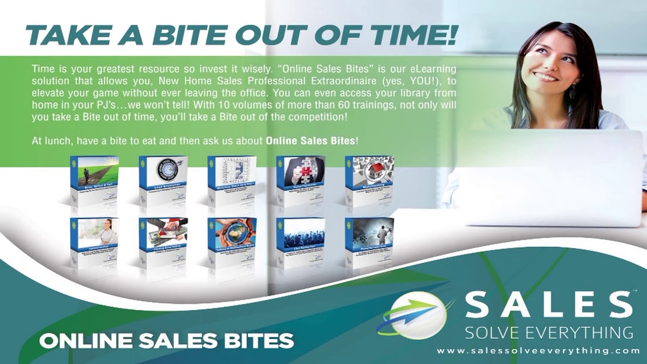 Sales Solve Everything eLearning Solution Online Sales Bites - YouTube