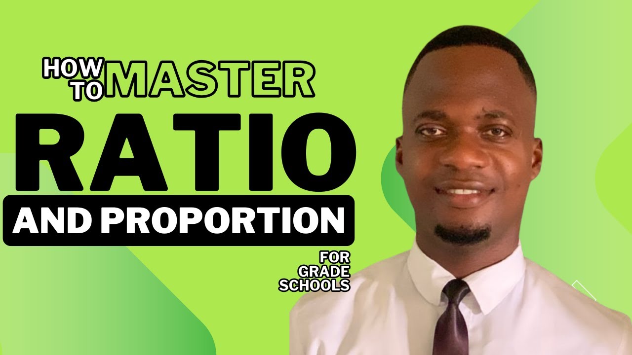 Best Approach to Ratio and Proportion pt1 - YouTube