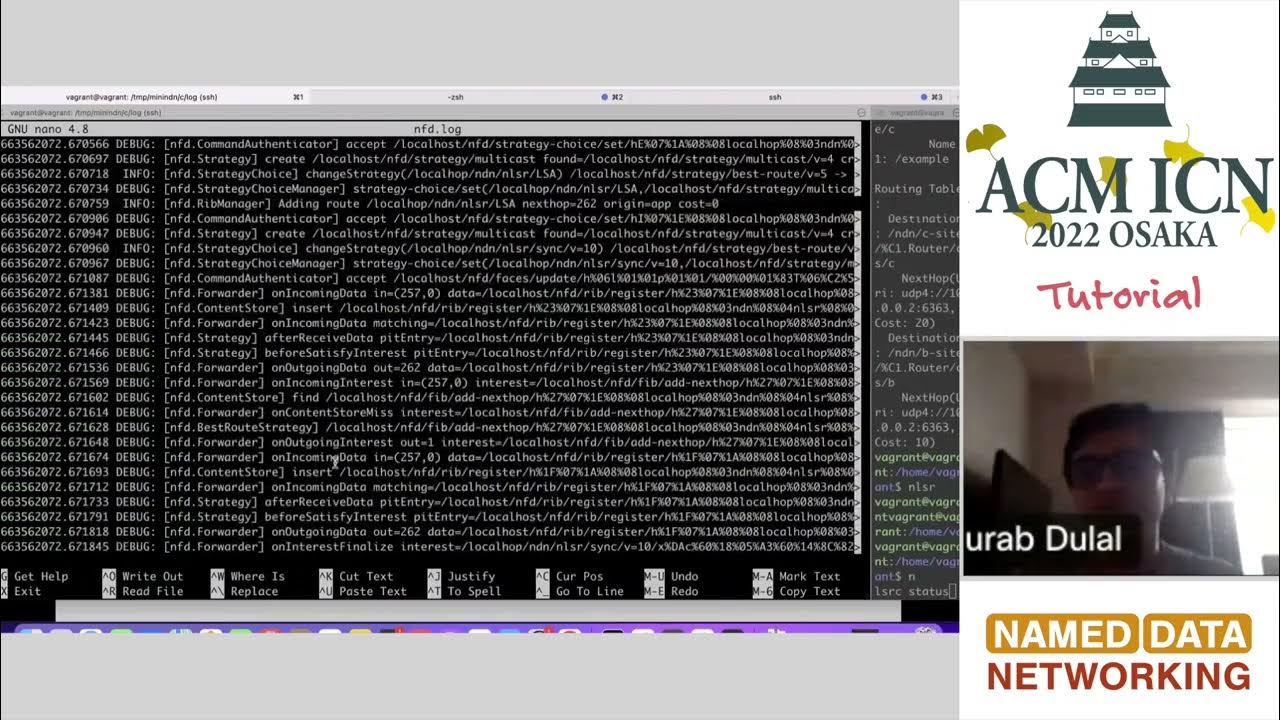Mini-NDN: Live Demos (Saurab Dulal) // NDN Tutorial @ ACM ICN 2022 - YouTube
