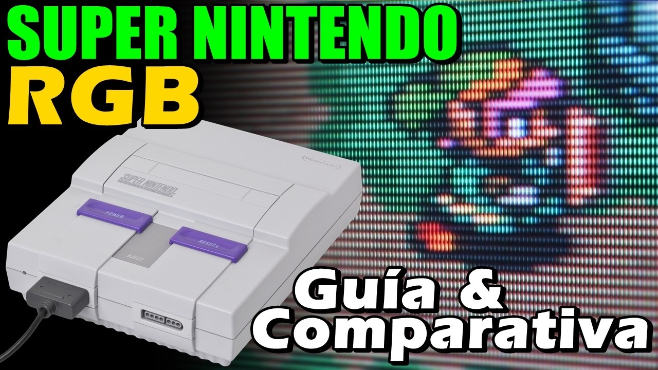Super nintendo RGB / Guía y comparación - YouTube