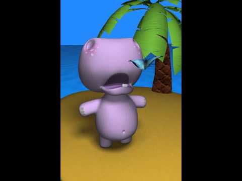 Talking Baby Hippo - YouTube