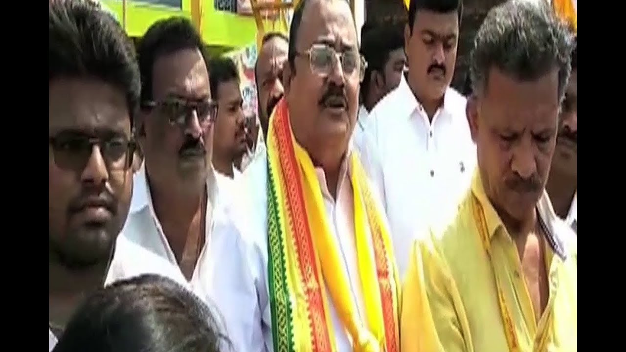 AP Special Status : Protest Under SCV Naidu In Srikalahasti | Chittoor ...