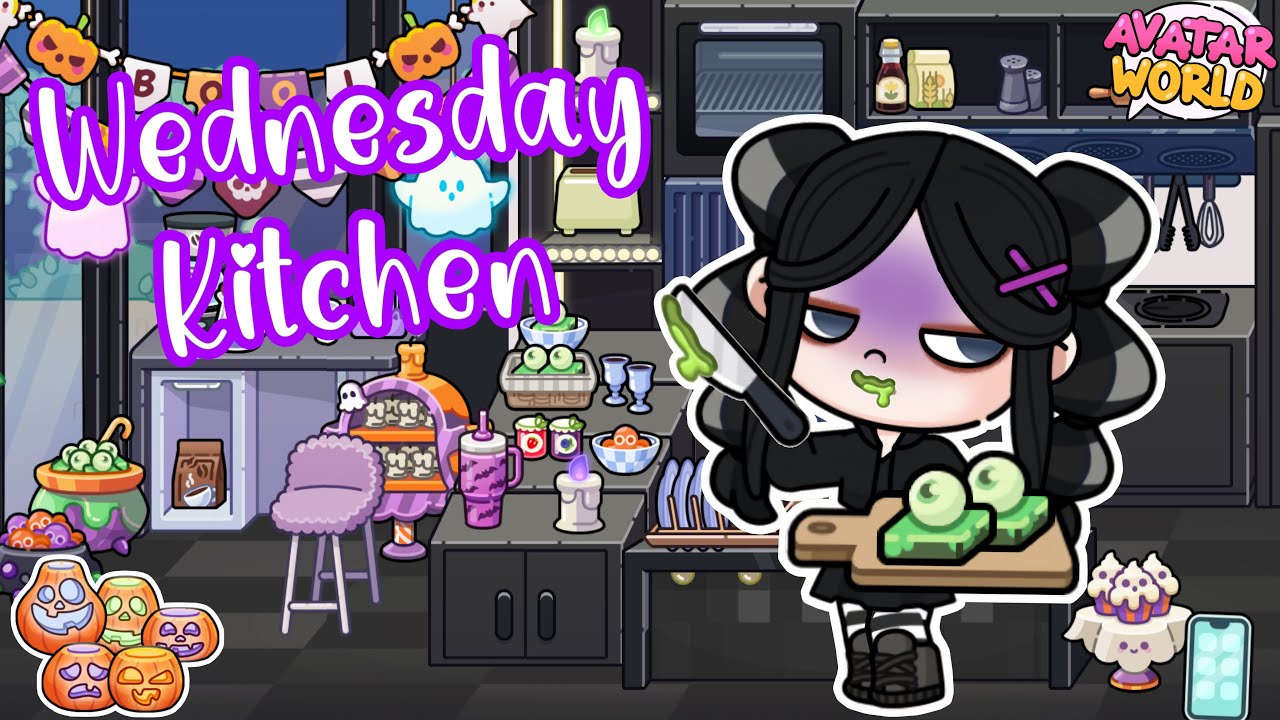 Wednesday Kitchen Free Design Housemaker Big House Avatar World - YouTube