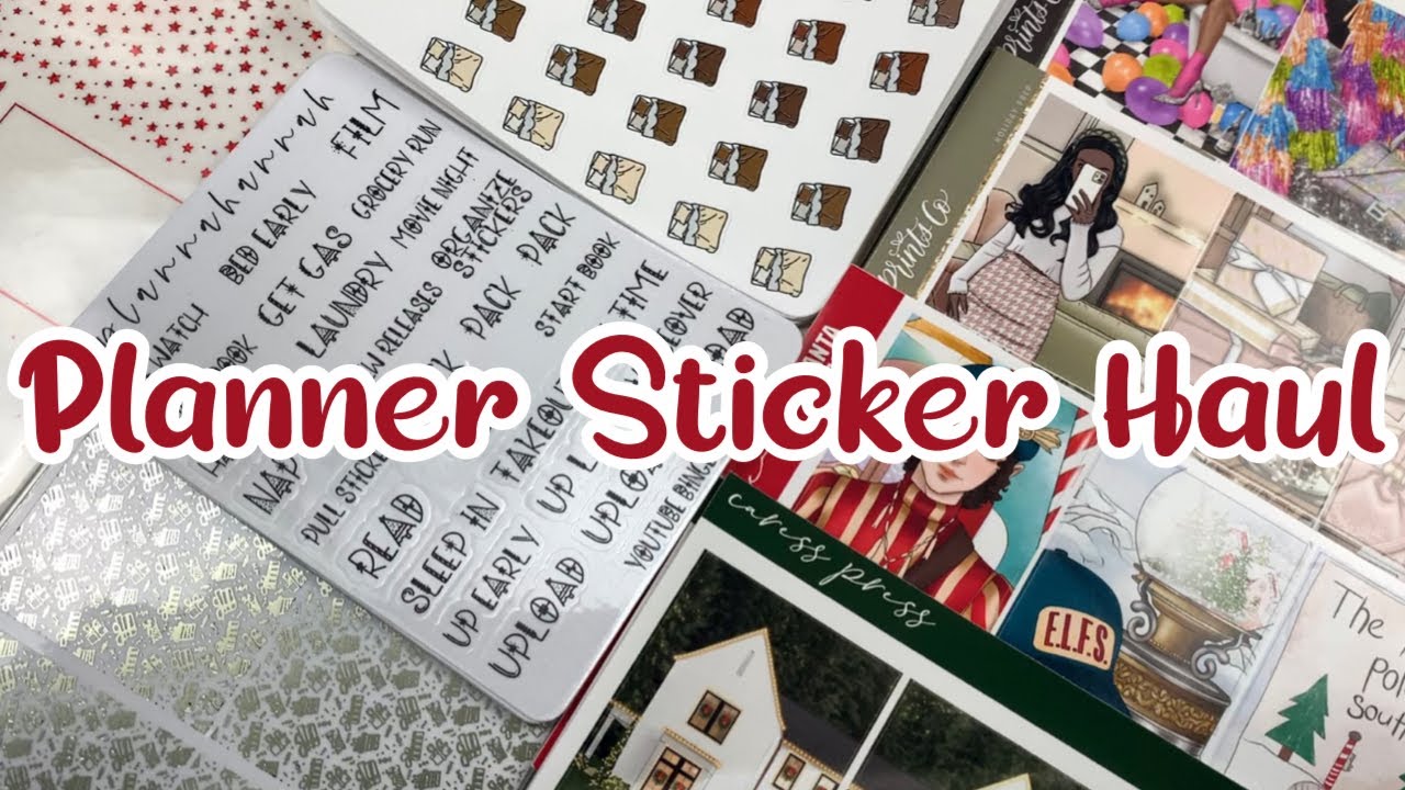 Planner Sticker Haul | Ft Carlea Plans, Plannahannah, SPC, and more ...