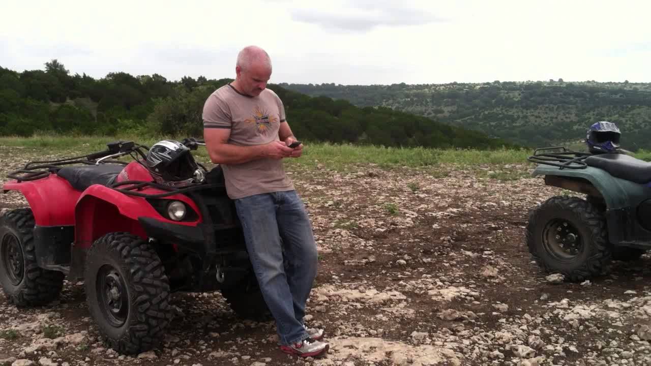 ATV ride up a hill Austin,TX - YouTube