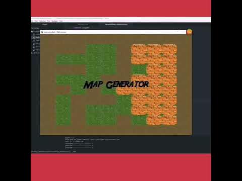 Cellular automaton - Map Generator - Python - YouTube