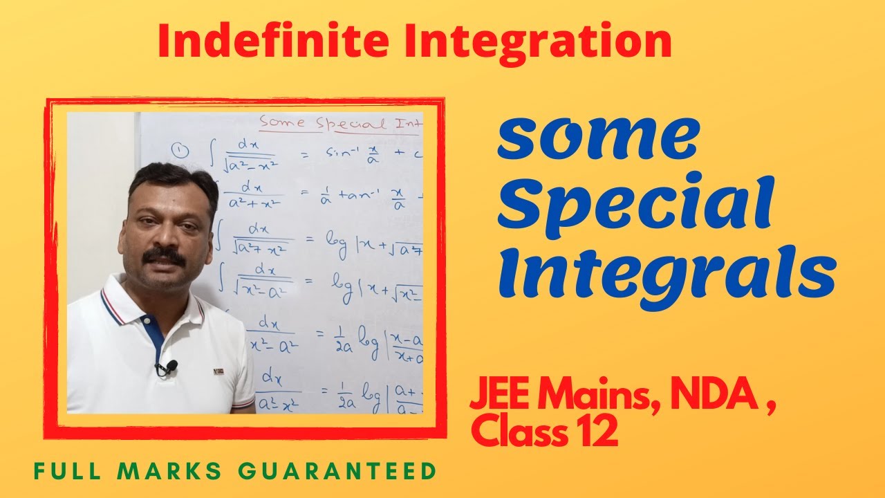 Some Special Integrals | Integration by Perfect Square | JEE Mains ...