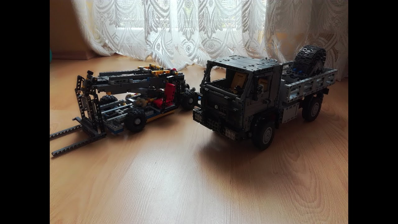 Lego Technic RÁBA H9 + Telescopic Telehandler semifinished - YouTube