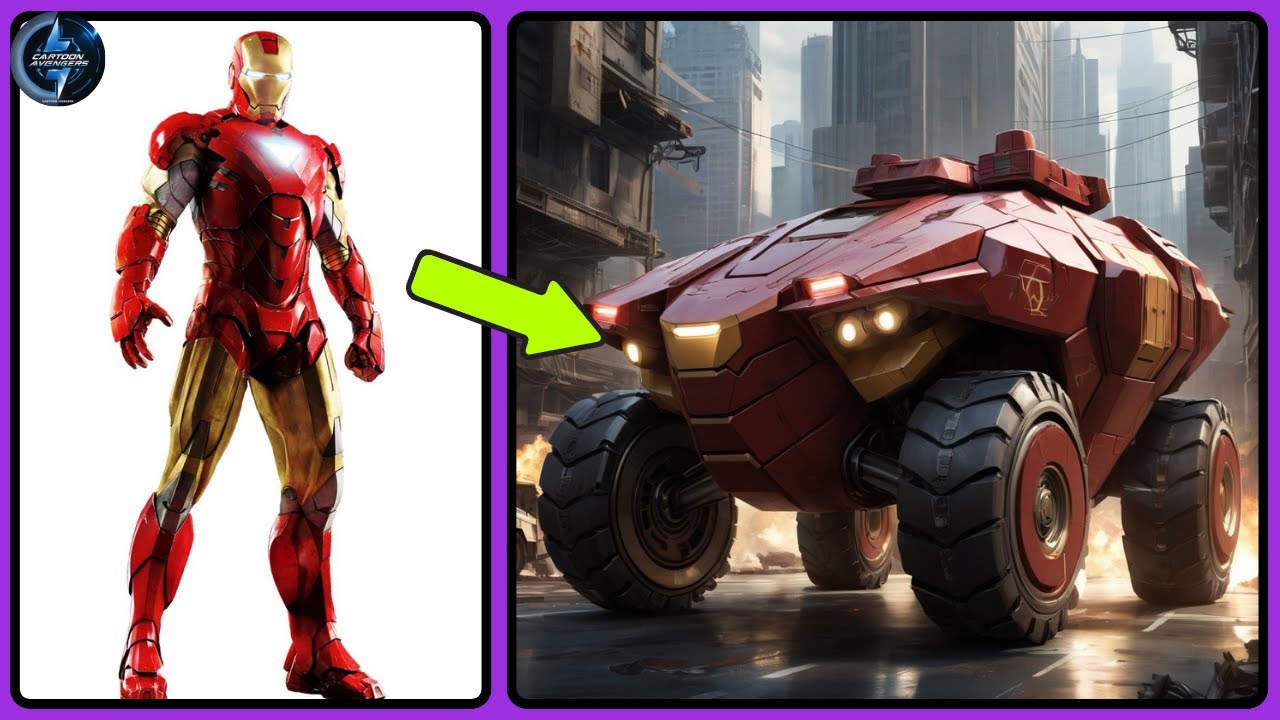 AVENGERS But APC CAR VENGERS 🔥 All Characters (marvel & DC) 2024💥 - YouTube