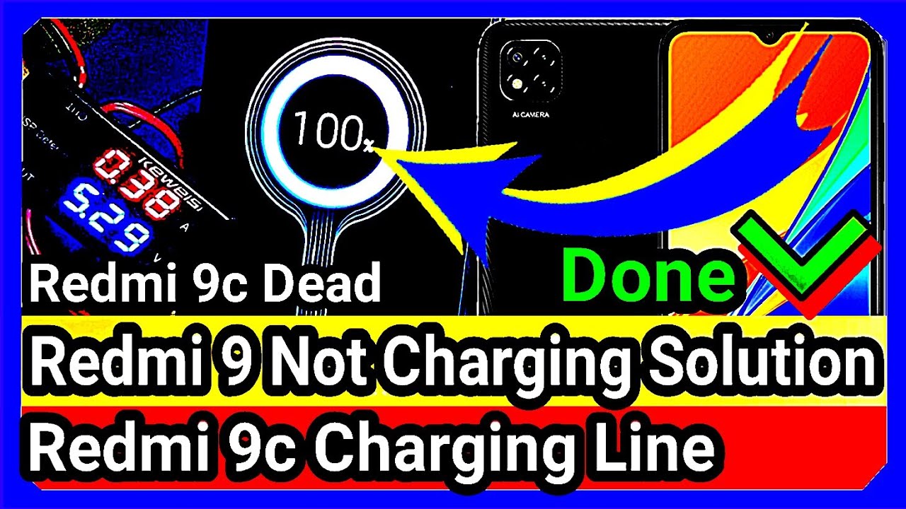 redmi 9c charging line - redmi 9 not charging solution - redmi 9c dead ...