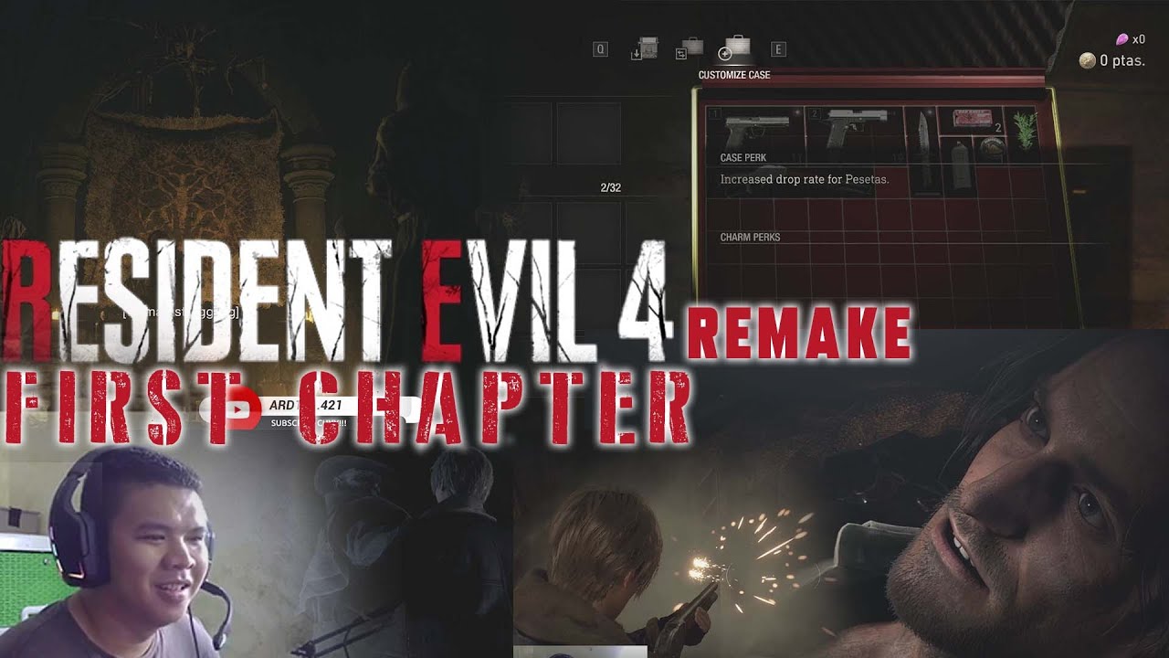 RESIDENT EVIL 4 REMAKE-FIRST CHAPTER - YouTube
