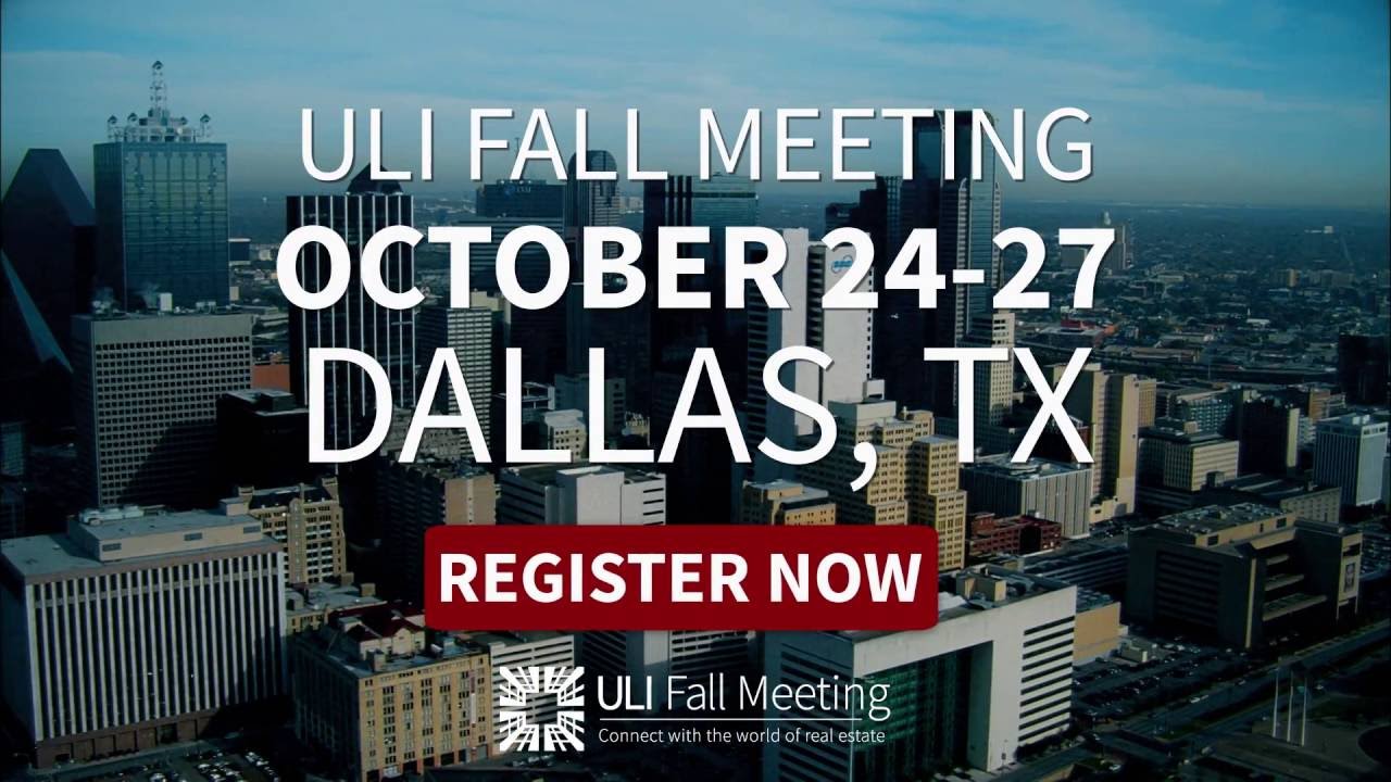 Discover How To Build Better Cities at the 2016 ULI Fall Meeting - YouTube