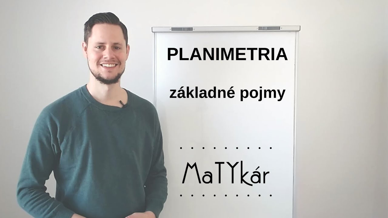 PLANIMETRIA - ZÁKLADNÉ POJMY (bod, priamka, polpriamka, úsečka) - YouTube