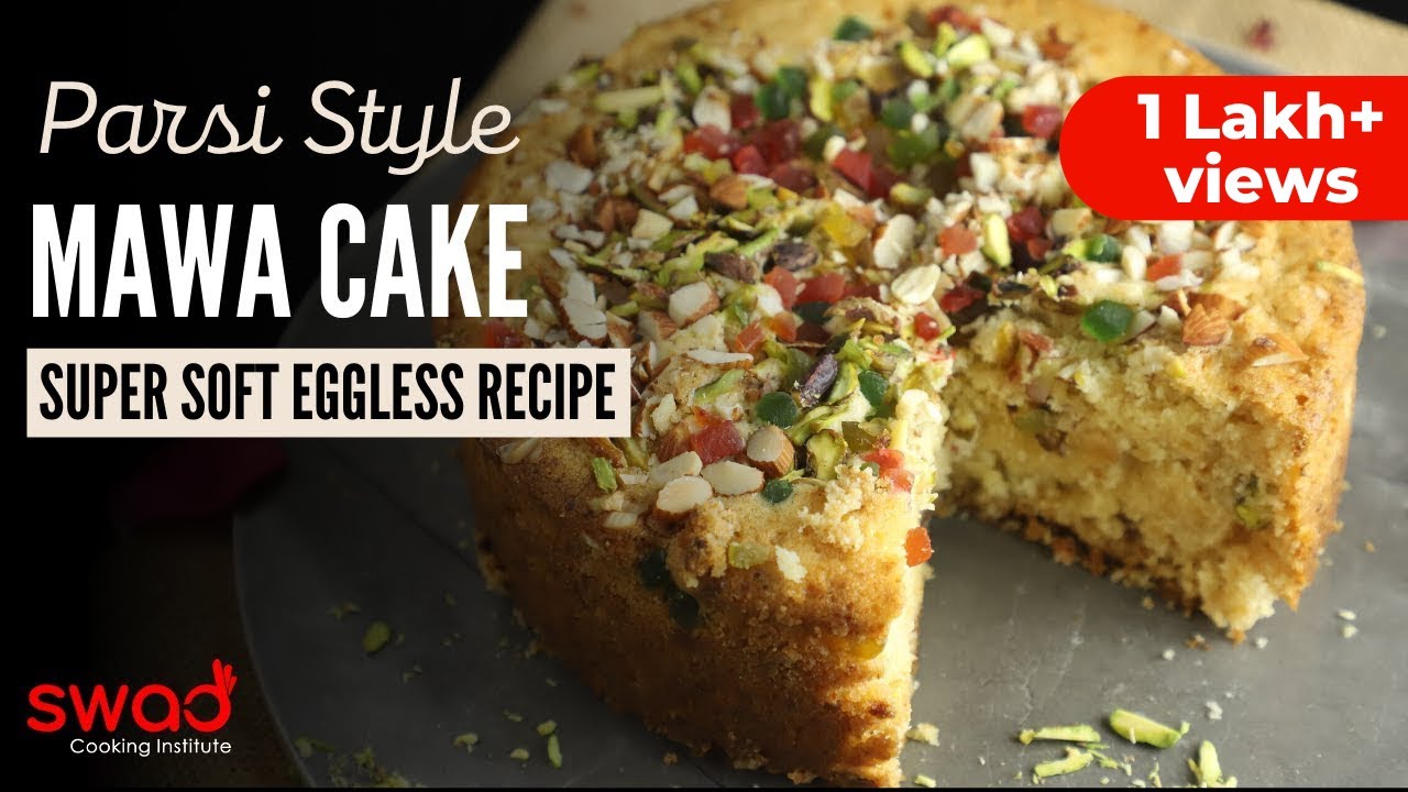 Parsi Mawa Cake | How to make Eggless Mawa Cake | Bakery Style Recipe ...
